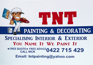 TNT Painting - 20km radius from Heidelberg Heights