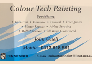Colour tech painting - TAYLORS LAKES VIC 3038